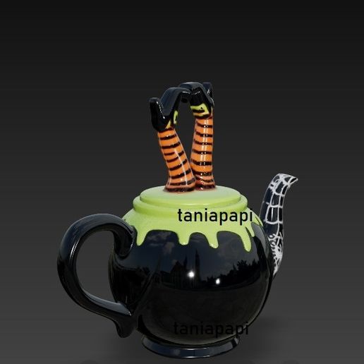 🎃 Halloween teapot・ STL File for 3D printing・Cults