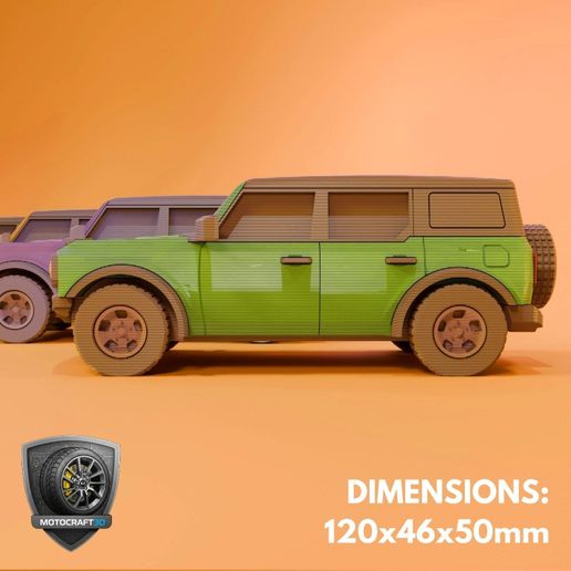 🚗 Awesome Bronco Off-Roader! - Printable 3d model - STL files ...