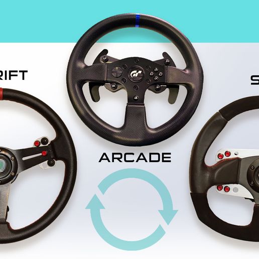 3D file Quick Release Hub On The T300rs Steering Wheel Or T300 Servo ...