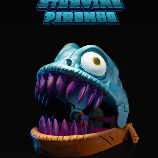 3D file Starving Piranha 🧑‍🔧 ・3D printable model to download・Cults