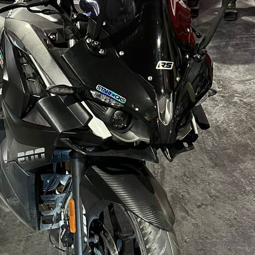 🏍️ Bajaj Pulsar RS 200 Motorcycle winglet・ STL File for 3D printing・Cults
