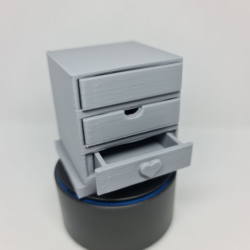 STL file Dolls House furntire - Bedside Drawers 🏠 ・Template to download ...