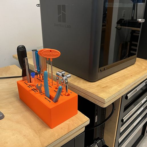 🧞‍♂️ Tool Kit Holder for FDM Printers・Free STL File for 3D printing・Cults