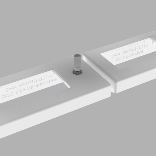 🖥️ Gotek GoEX OLED 2.42 SSD1309 Screen・Free STL File for 3D printing・Cults
