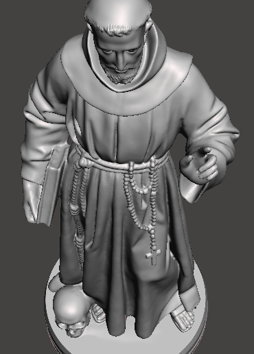 🗿 Saint Francis of Assisi - San Francisco de Asís・Archivo OBJ para ...