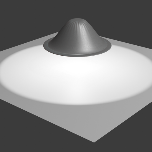💡 3D LED Ceiling Bulb Lamp Model・ OBJ File for 3D printing・Cults