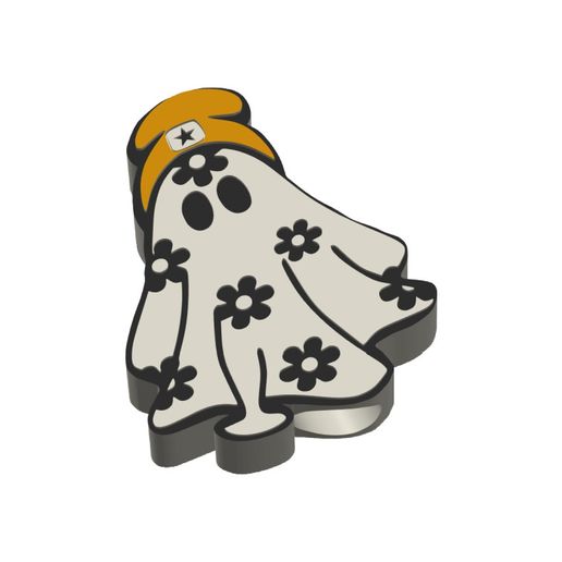 👻 Ghost In Cap Straw Topper 2 sizes 3MF File included・ 3D File for 3D ...