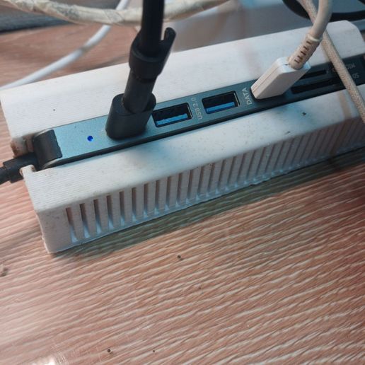 STL file 3D printed Case for USB C HUB 7 IN 1 - ALIEXPRESS 💾 ・3D print ...