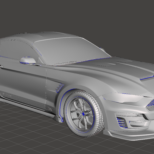 🚙 Ford mustang shelby GT500・Free STL File for ・Cults