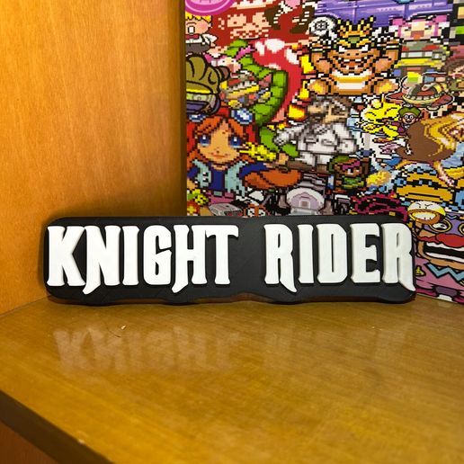 🚗 Knight Rider logo・ STL File for 3D printing・Cults
