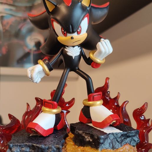 3D printable Sonic The Hedgehog - Shadow • made with Elegoo Saturn 4 ...