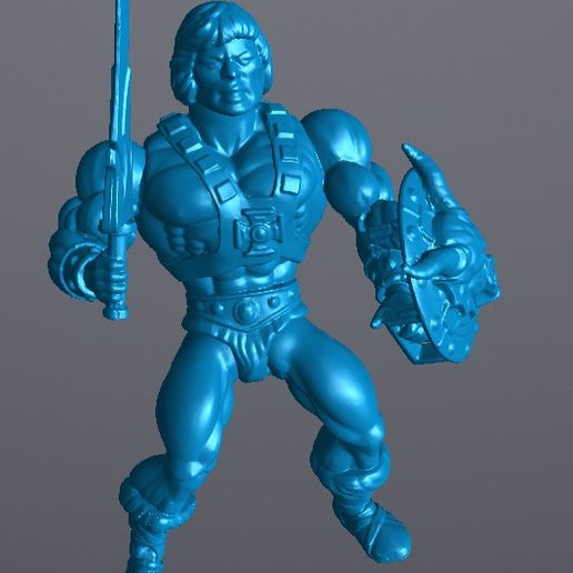 🪄 Masters of the Universe X Stranger Things He-Man with magic sword and ...