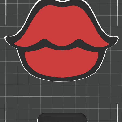 👄 Bratz Lips Display・ STL File for 3D printing・Cults