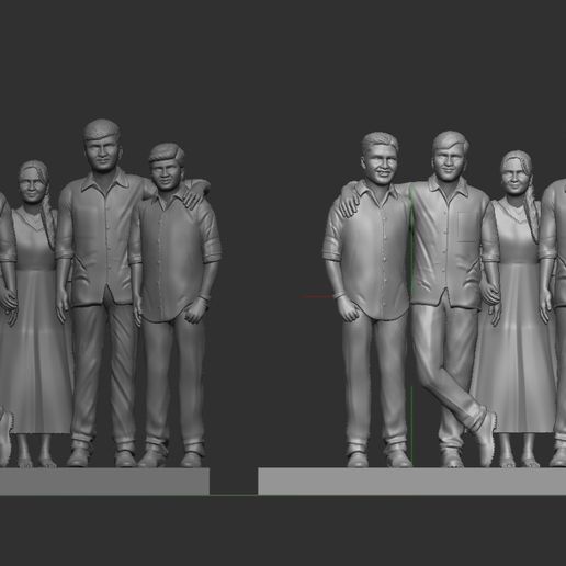 👪 Friends・ STL File for 3D printing・Cults