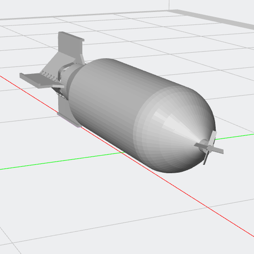 STL file 500 lb AN-M64A1 bomb 1/72 💣 ・3D printable model to download・Cults