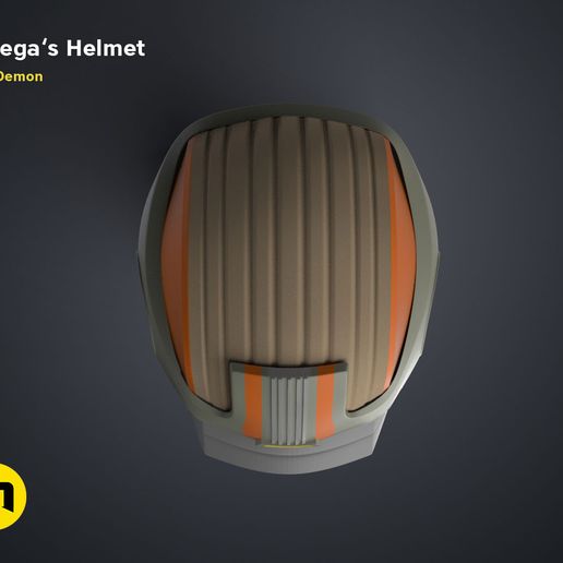 🪖 Omega’s Helmet – Bad Batch・ 3D File for ・Cults