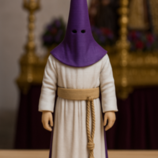 ⛪ Penitente / Nazareno Modelo Simple・Archivo STL para Impresión 3D・Cults