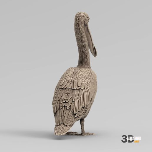 🐦 Pelican 3D print model・ STL File for 3D printing・Cults