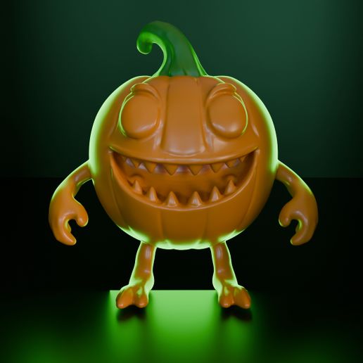 Free 3D file Halloween Pumpkin Monster 🎃 ・Model to download and 3D ...