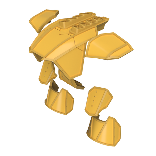 🎲 Alternative Armour Warhound Kit - Unaligned・ STL File for 3D printing ...