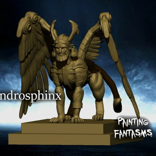 🪄 Androsphinx・ 3D File for ・Cults