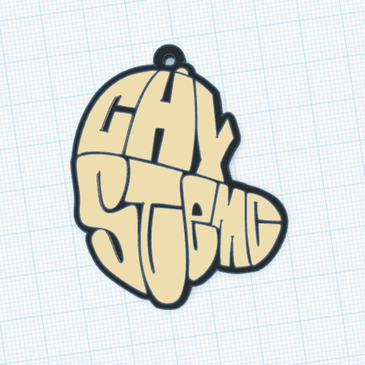 🗝️ ChysteMC Logo・ STL File for 3D printing・Cults