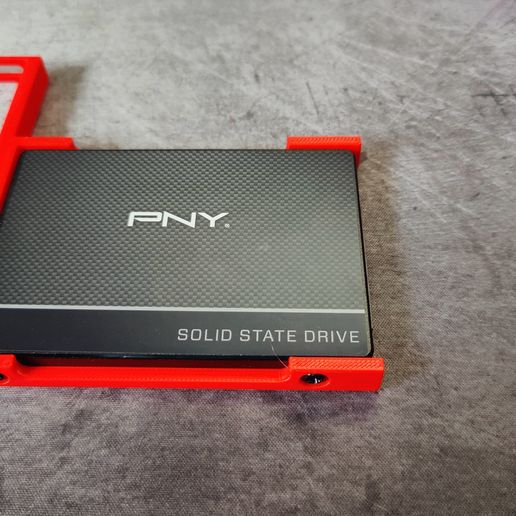 💻 2.5" SATA SSD Vertical Bracket / Open-Frame Mount・Free STL File for ...