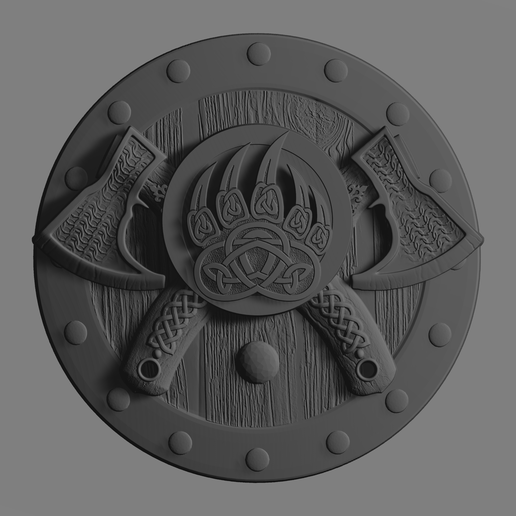 STL file shield stl cnc design 🛡️ ・3D printable model to download・Cults