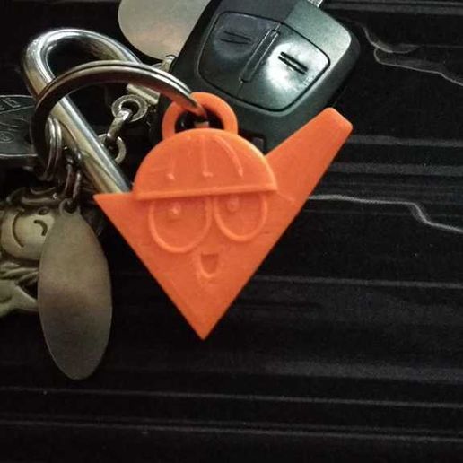 Бесплатный STL файл Satisfactory - FICSIT Logo Keychain 🗝️ ・Объект для ...