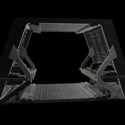 🤞 Aliens Hadley's Hope Corridor Diorama for 3.75 and 7 inch figures・ 3D ...