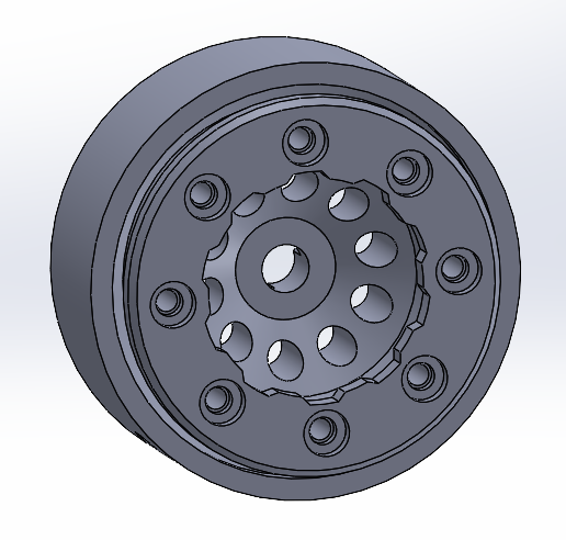 🚁 1/24 scx24 10-Hole Bead-lock wheels・Free STL File for 3D printing・Cults