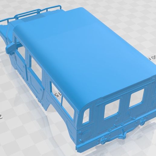 3D file Hummer H1 Wagon Printable Body Car 🚗 ・3D print design to ...
