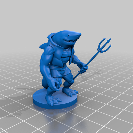 🎲 Wereshark・Free STL File for 3D printing・Cults
