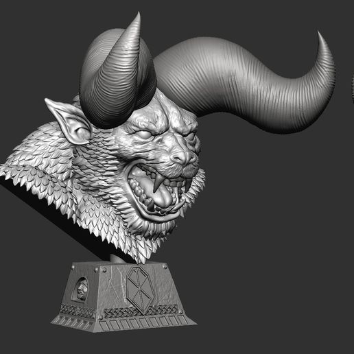 👤 Zodd berserk bust・ STL File for 3D printing・Cults