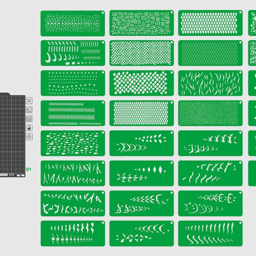 🖼️ 30 Lure Painting Stencils – Unleash Your Creativity!・ STL File for ...