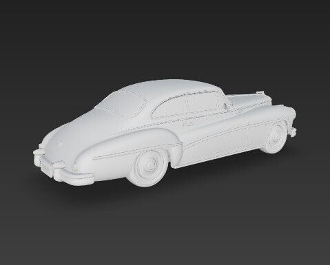 🚗 Packard Clipper 1948-1950 Coche de lujo clásico・Archivo STL para ...