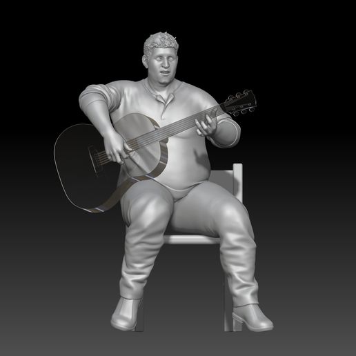 👨 street musician MAN 3・ STL File for 3D printing・Cults