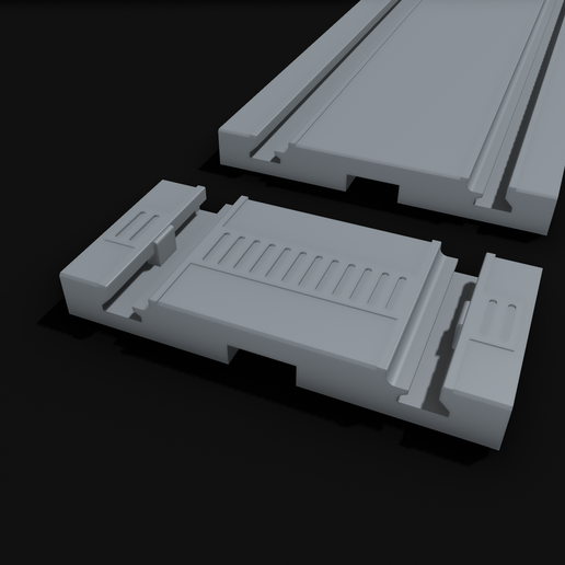 🚋 Tram track bed system H0 1:87・ 3D File for 3D printing・Cults