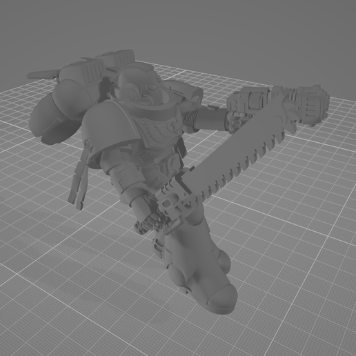 3D file Space warriors assault intercessors with JUMPACK!!! (MODULAR) 🛰 ・3D printing model to ...