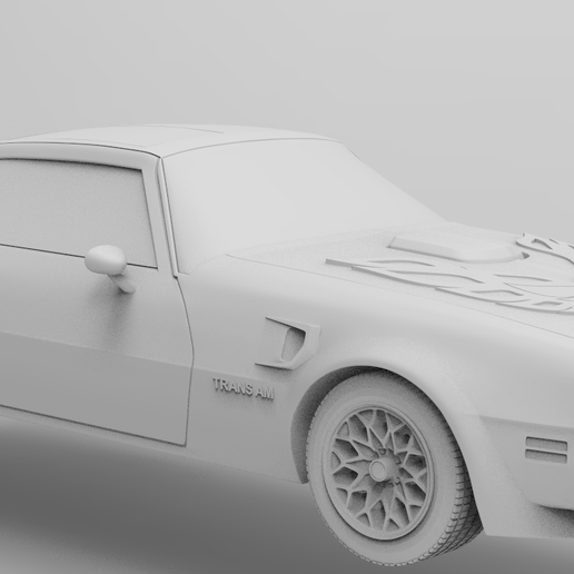 🦸 1979 Pontiac trans Am Smokey and Bandit Style・ STL File for 3D ...