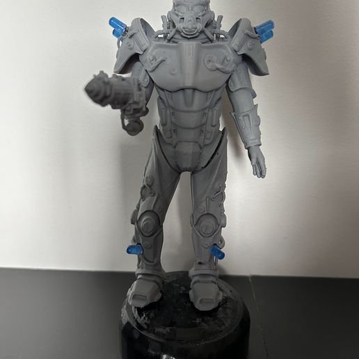 ⬆️ Fallout Enclave Tesla Power Armor with light up LEDs and Plasma ...