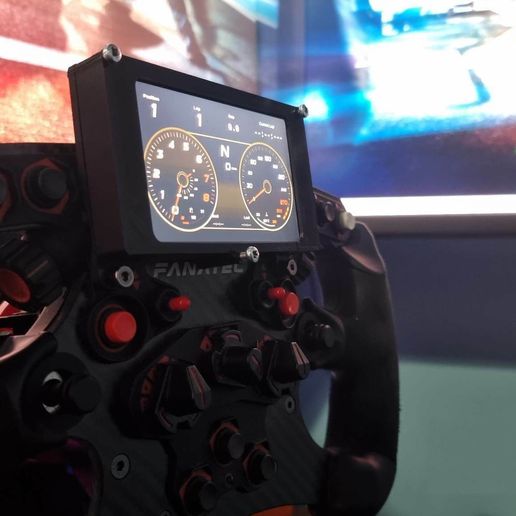 Archivo 3MF Fanatec F1 wheel vocore 4.0" screen 🛞 ・Diseño de impresora 3D para descargar・Cults