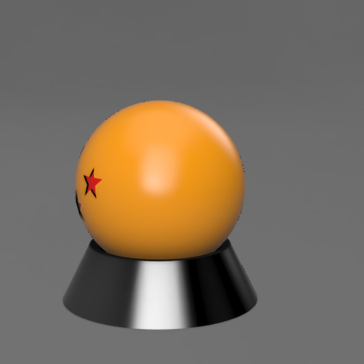 🐉 Dragon ball (Two Star) || Dragon Sphere (Two Star)・ STL File for 3D ...