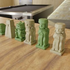 OBJ file 3D printable Medieval Chess Set New Pieces・3D print model to download・Cults