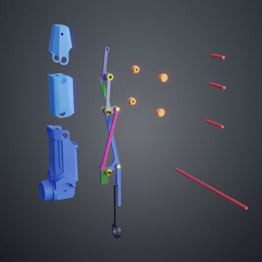 🎭 Arcane Vi Mechanical Gauntlet・ 3D File for 3D printing・Cults