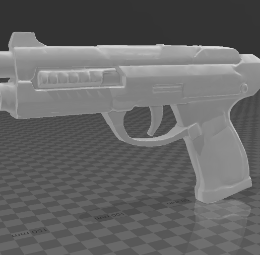 🧪 Science Fiction (Sci-Fi) Handheld Pistol Gun cosplay prop (3D ...