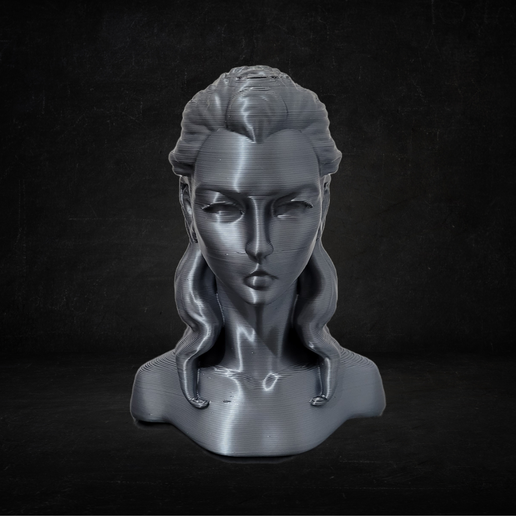 ♀️ FACE OF A LADY・ STL File for 3D printing・Cults