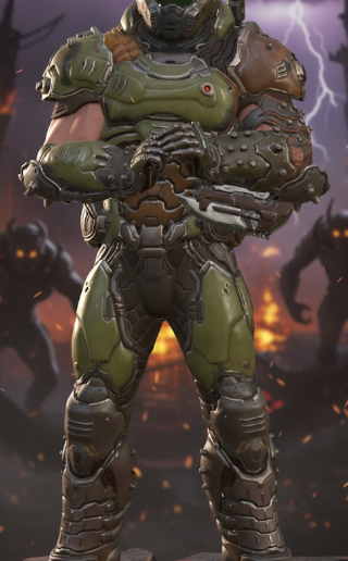 👾 Doom Slayer Lebensgroße Statue | DOOM 3D Printable STL Model Kick-Ass ...