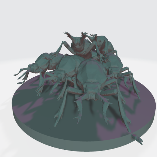 Free 3D file Beetle Swarm 🪲 ・3D print object to download・Cults