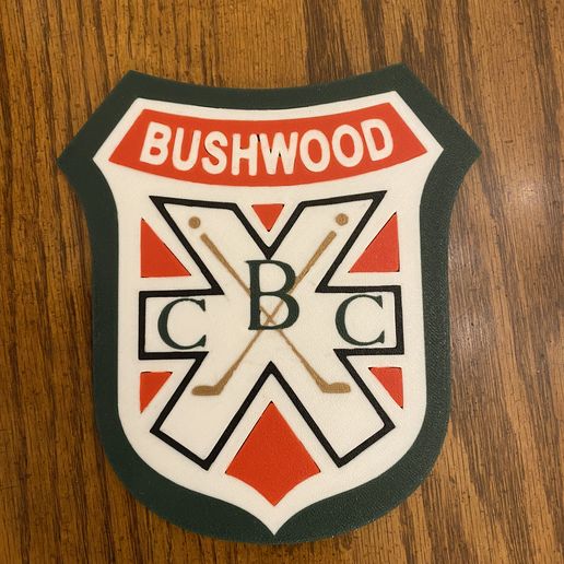 🎬 Bushwood Logo From Caddyshack・Free 3MF File for 3D printing・Cults